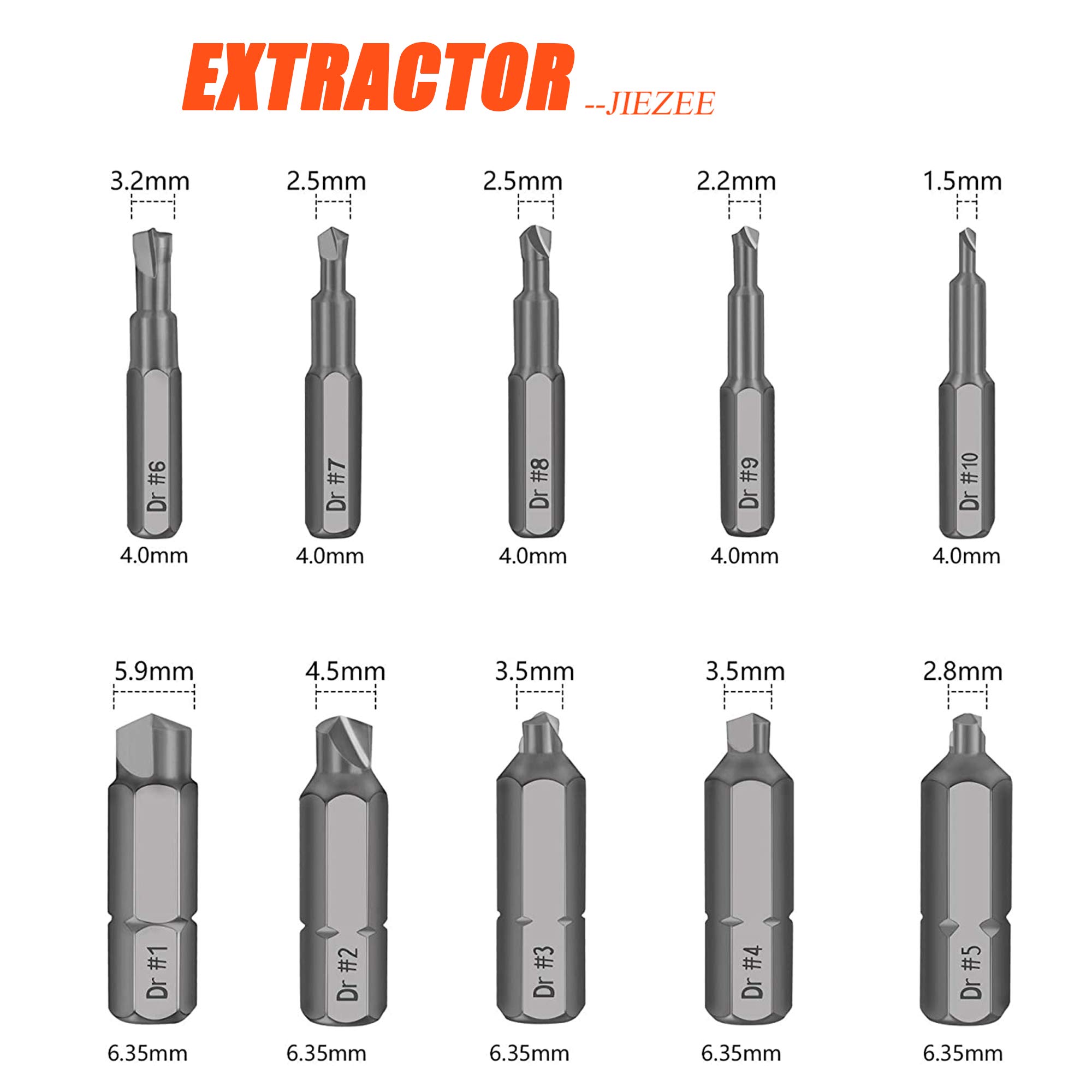 Snapklik.com : 22Pcs Damaged Screw Extractor Set - Stripped Screw ...