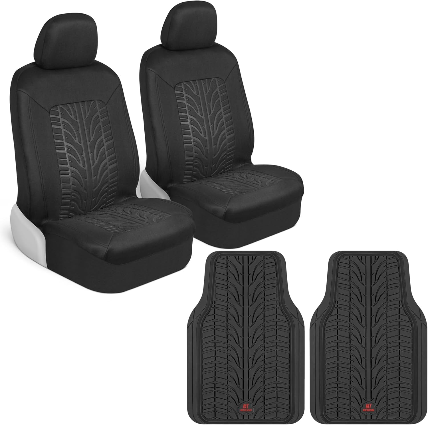 Amazon.com: Motor Trend GrandPrix Seat Covers & Floor Mats for Cars ...