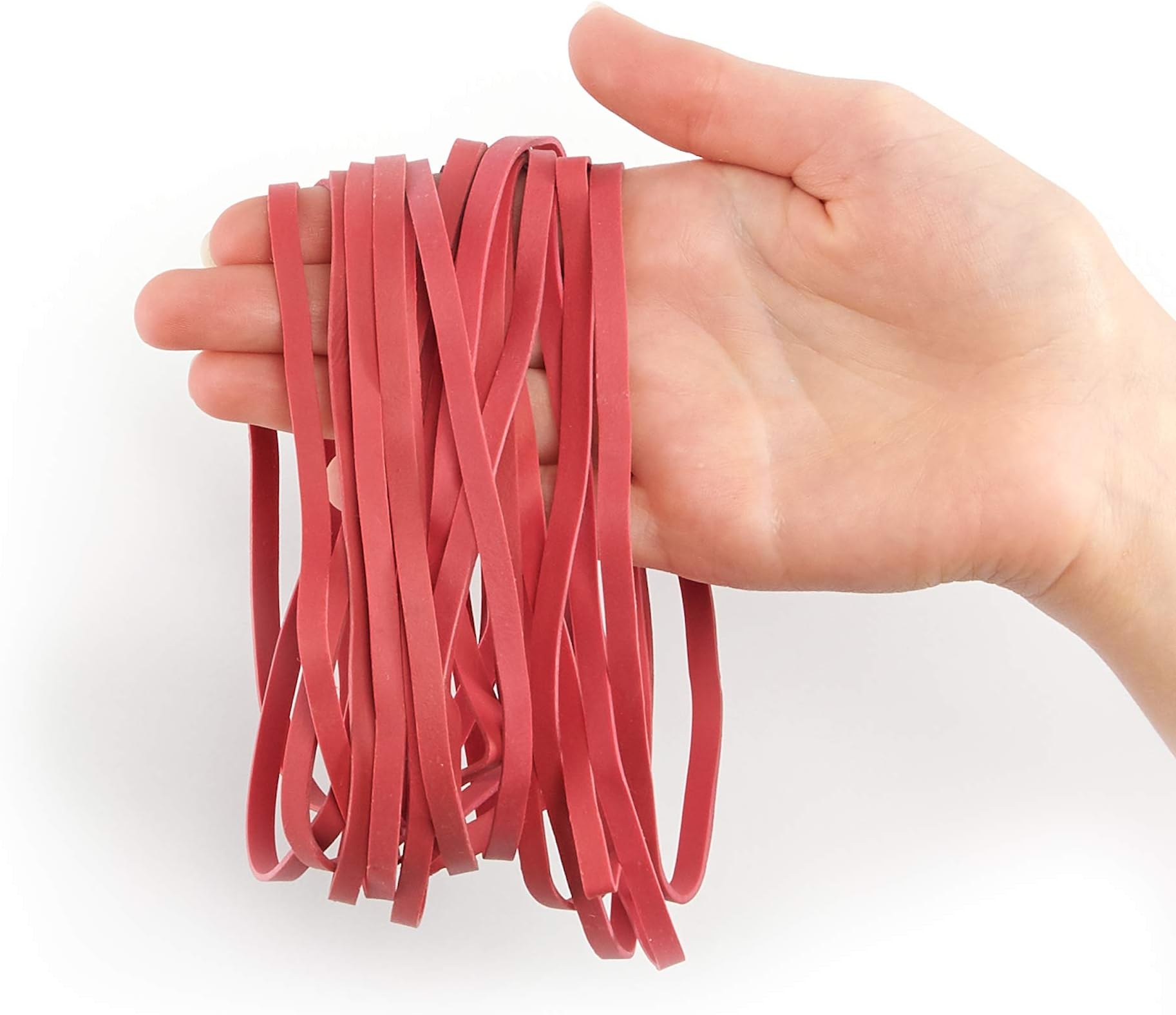 50 elastische große Gummibänder 5mm breit, rund, stabil ...
