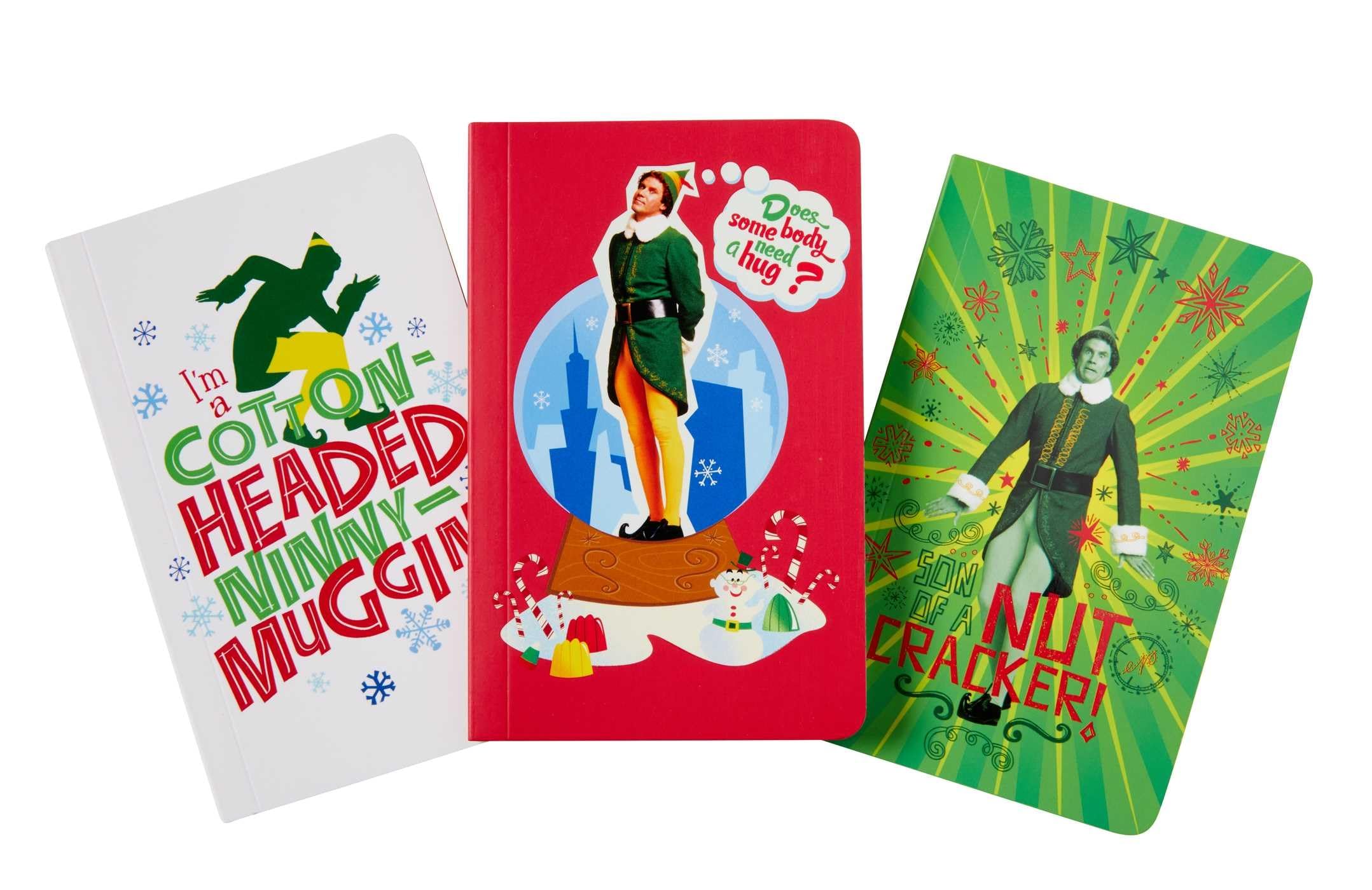 Amazon.com: Elf Pocket Notebook Collection (Set of 3) (Holiday ...