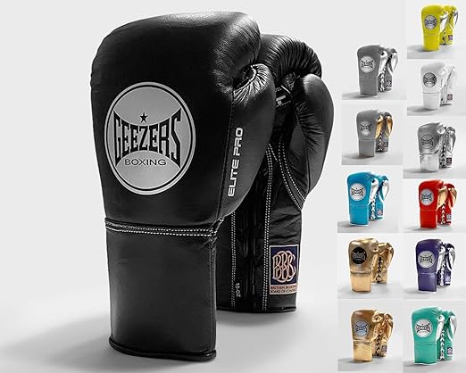 Geezers Boxing Elite Pro Special Edition Fight gloves, Premium Leather ...