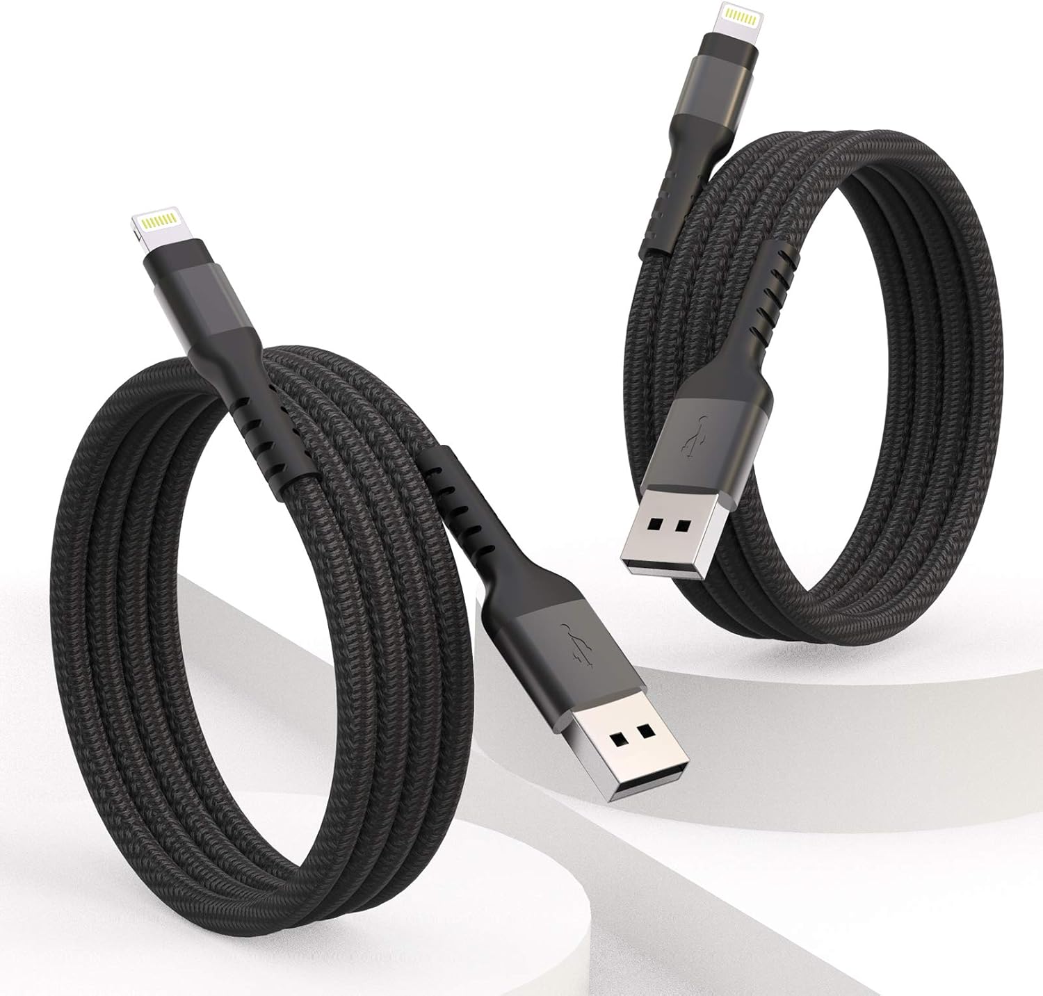 HARIBOL Lightning Cable 1m 2Pack, Apple MFi Certified iPhone Charging ...