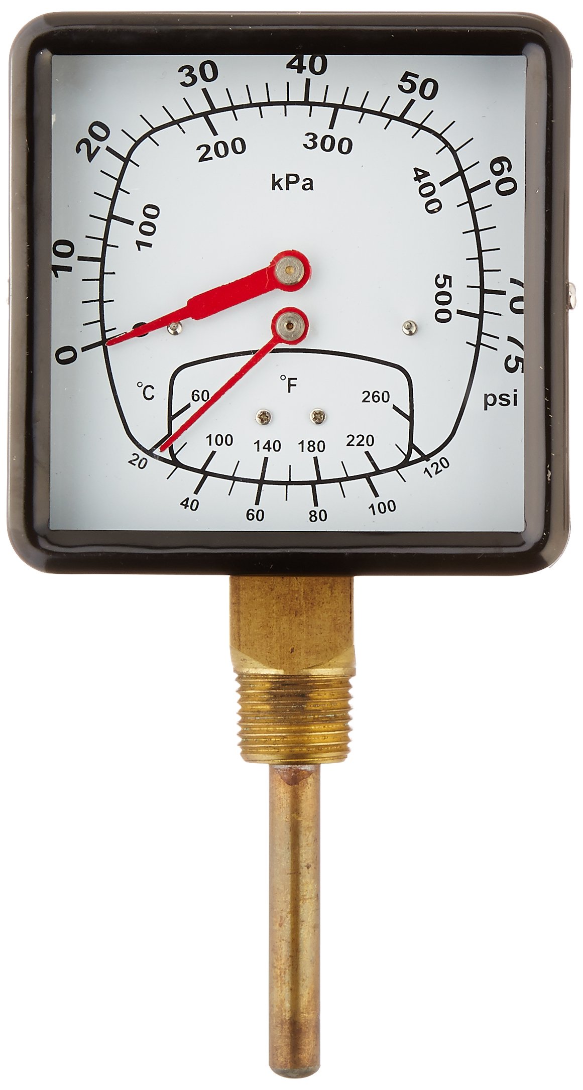 Boiler Parts PIC Gauges Commercial Tridicator - Dual Pressure ...