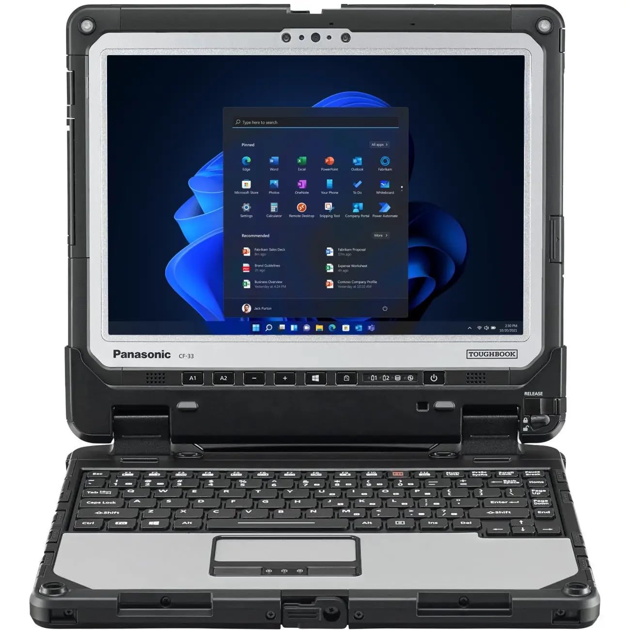 Snapklik.com : Panasonic Toughbook CF-33 MK1, Rugged 2-in-1, Intel Core i7-7600U Up To 39GHz, 12 ...