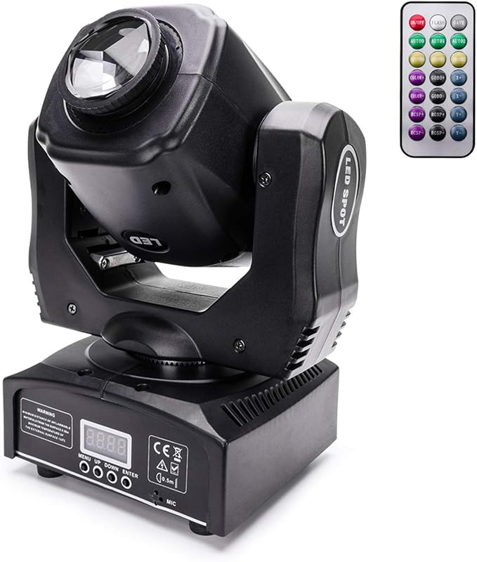 UKing Stage Lights 60W LED Moving Head Disco Light DMX512 Prism Effects ...