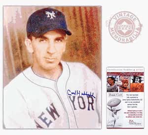 Amazon.com: Carl Hubbell Autographed 8" x 10" Color Photo : Sports ...