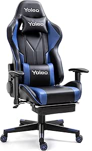 Amazon.com: YOLEO Gaming Chair, PC Gaming Chair with Footrest ...