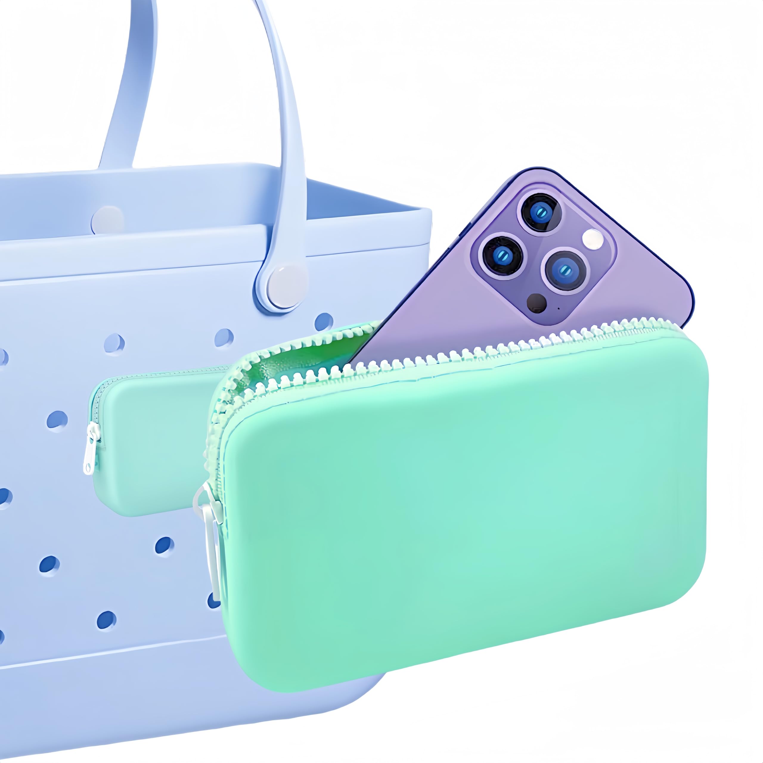 Amazon.com: Silicone Phone Holder Bag Compatible with Bogg Bag ...