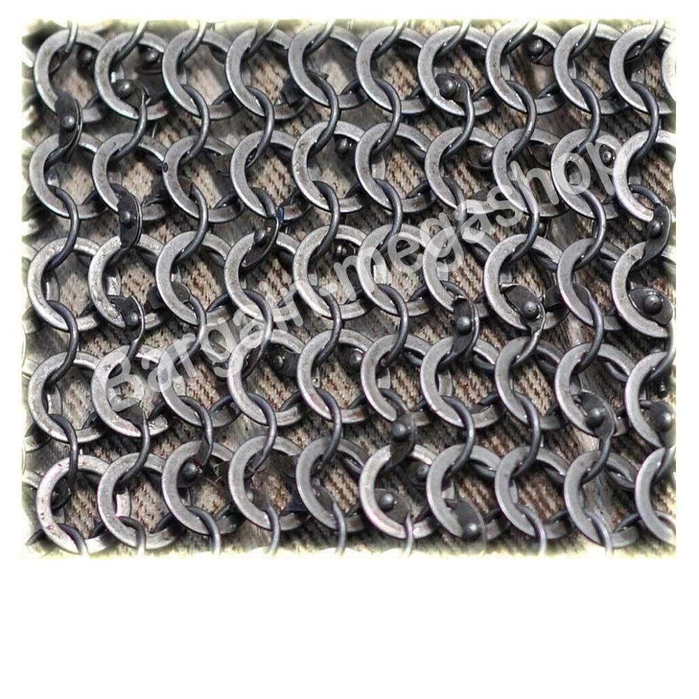 Amazon.com: Ms Chain Mail Sheet Round Riveted With Flat Washer ...