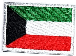 Amazon.com: Kuwait Flag Patch Mini 1.2X1.7 inches. Kuwait Country Flag ...
