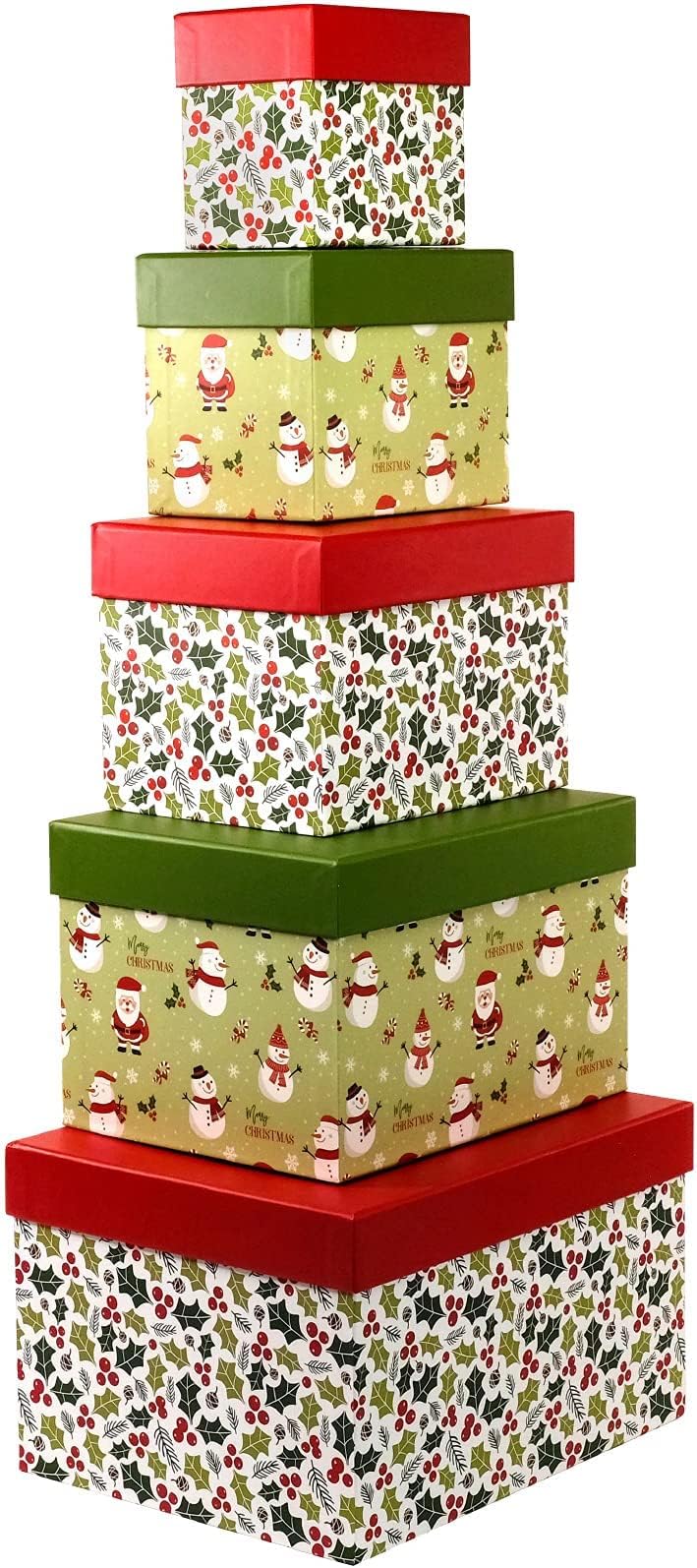 Amazon.com: Sparkle and Bash Set of 10 Nesting Boxes with Lids ...