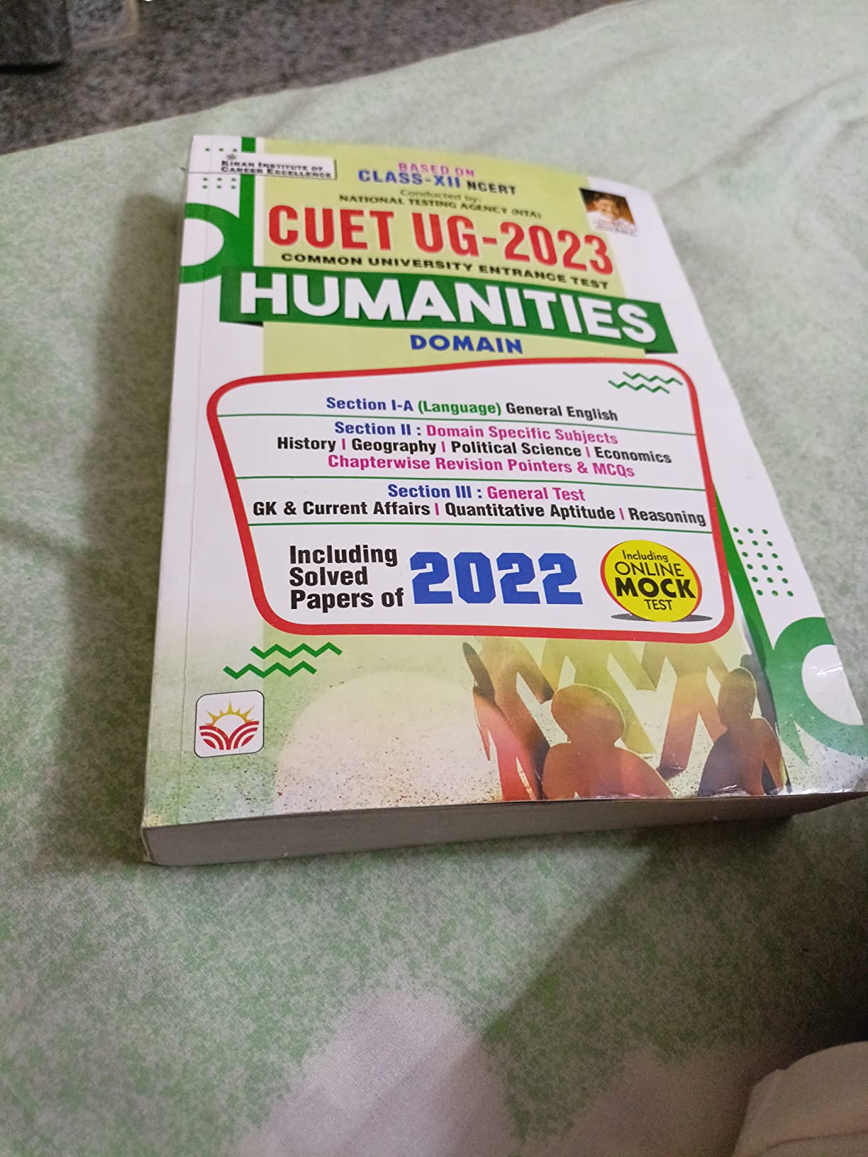 Kiran Crack CUET Humanities Domain (English Medium)(3661) : KIRAN ...