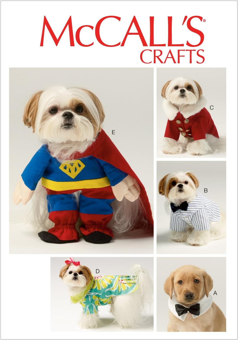 Amazon.com: McCall Pattern Company M6862 Pet Clothes and Costume Sewing ...