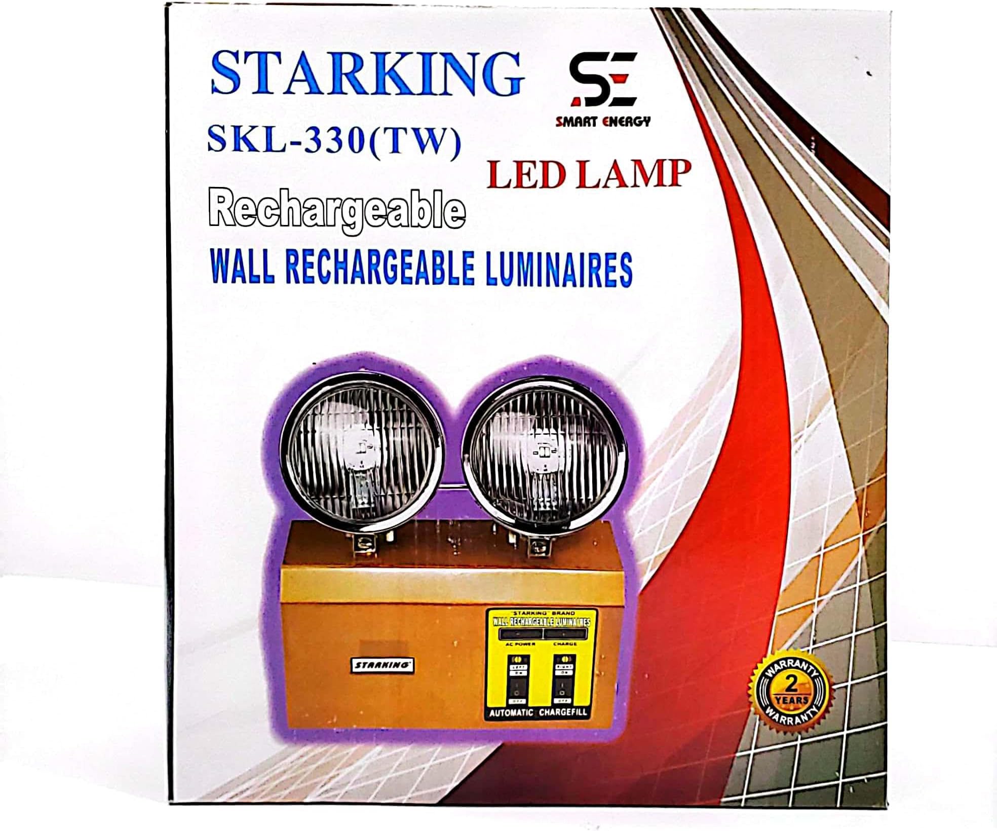 Automatic Taiwan LED Emergency Light, 220V, 2 Rechargeable Bulbs ...