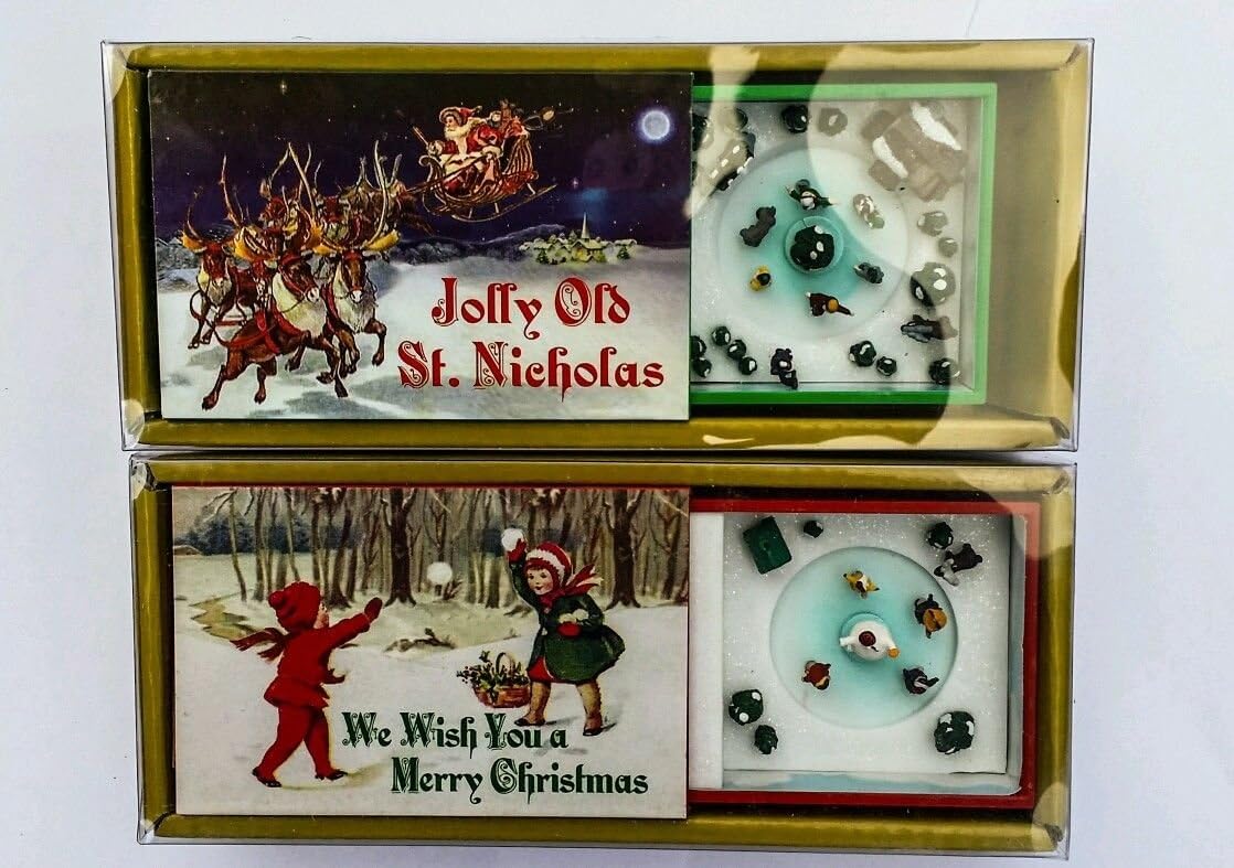 Amazon.com: Mr. Christmas Matchbox Melodies Music Box - We Wish You A ...