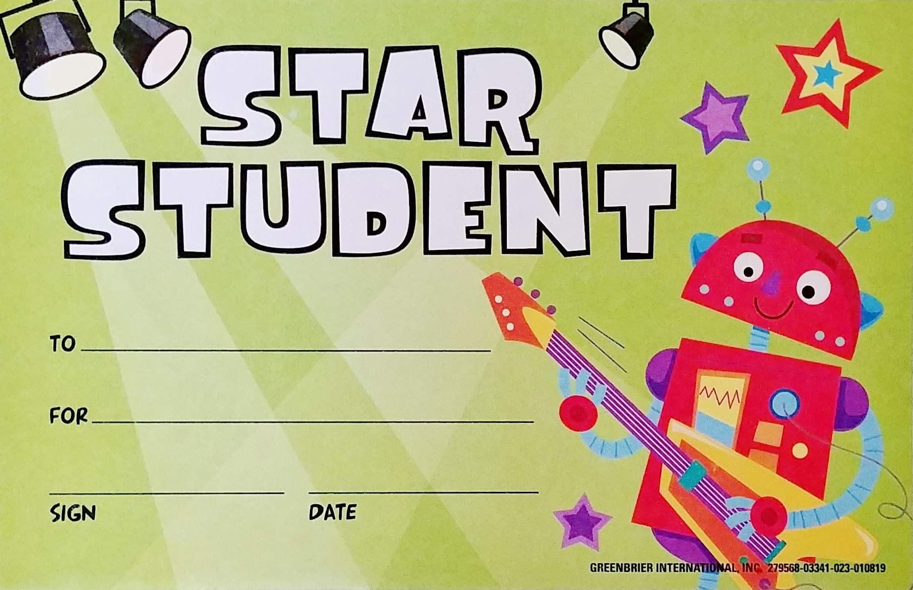 Buy Pack Set of Star Student with Rockstar Robot - Personalize ...