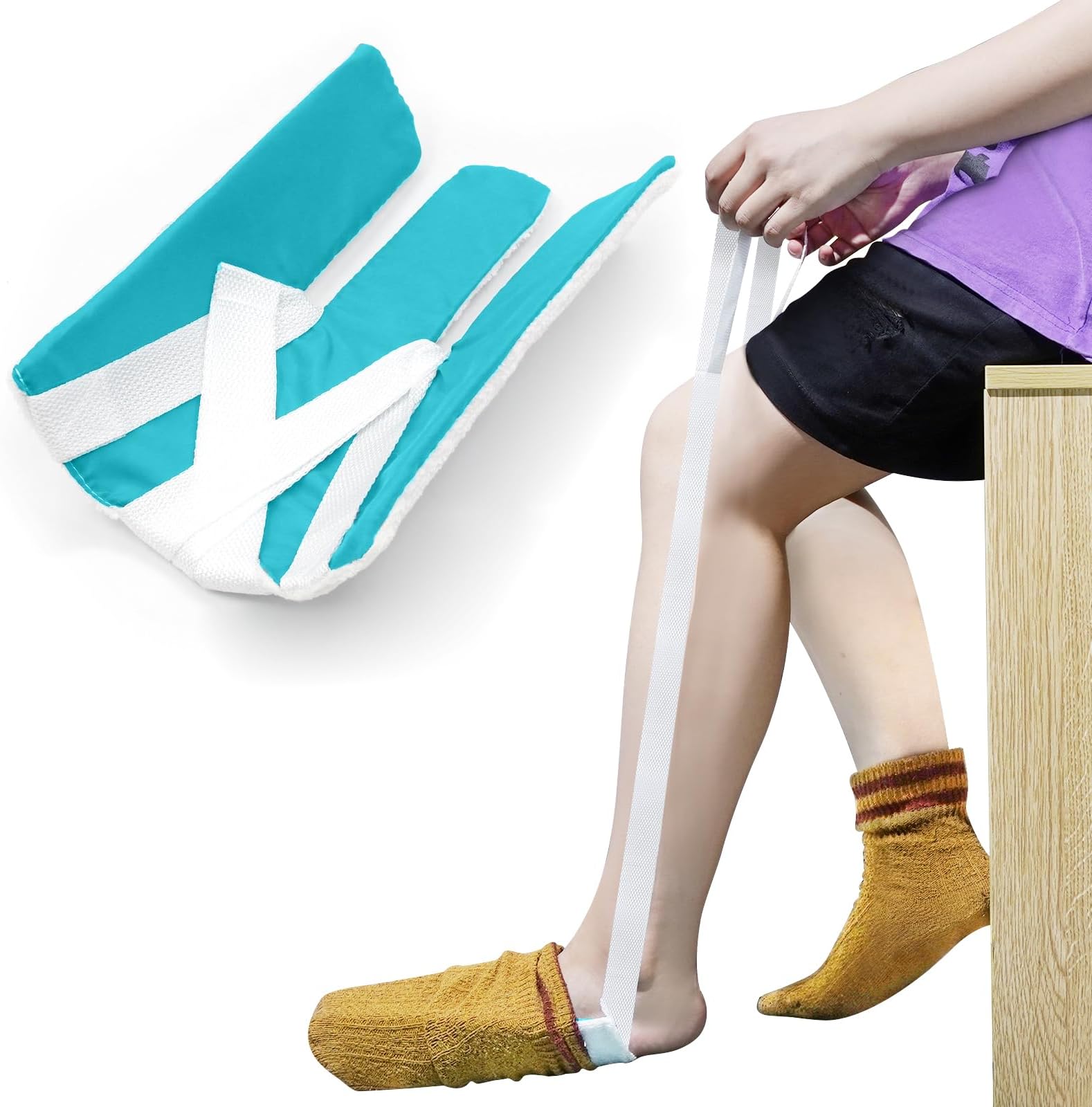 Amazon.com: Sock Aid, Sock Aid Device for Seniors, Disabled, Pregnant ...