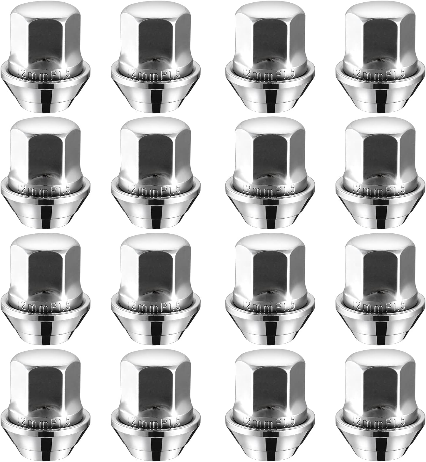 eSynic Wheel Nuts Set for Ford Professional 16 Pcs Hex Wheel Nuts M12x1 ...