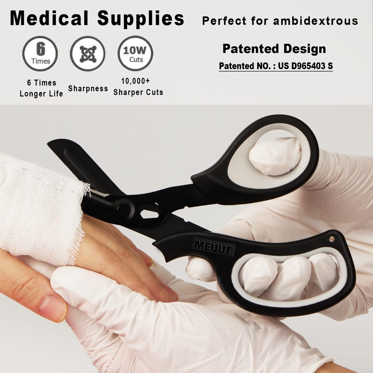Tactical Scissors Heavy Duty Fluoride Coated Nurse Doctor Medical ...