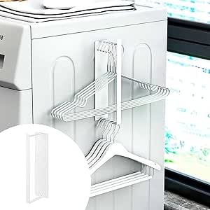 Amazon.com: Magnetic Laundry Hanging Rod, Magnetic Hanging Rack ...