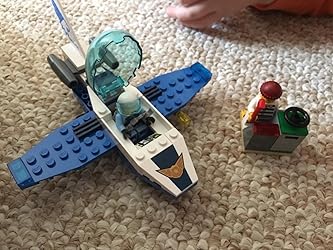 Amazon.com: LEGO City Sky Police Jet Patrol 60206 Building Kit (54 ...