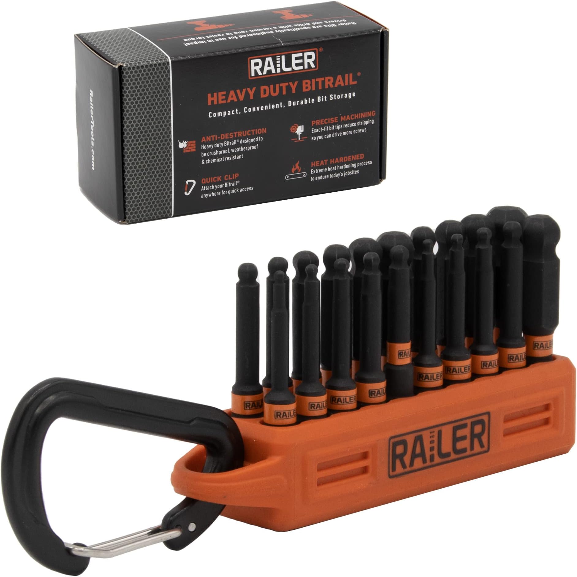 Amazon.com: Ball End Hex Bit Set - Railer 2 Inch Impact Driver 20pc Hex ...