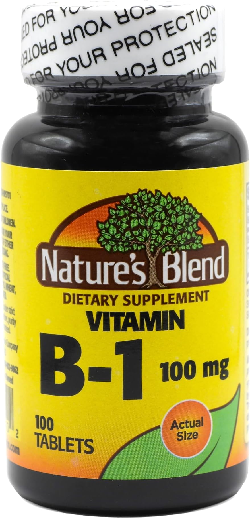 Amazon.com: Nature's Blend - Vitamin B-1 TB 100MG 100 : Health & Household