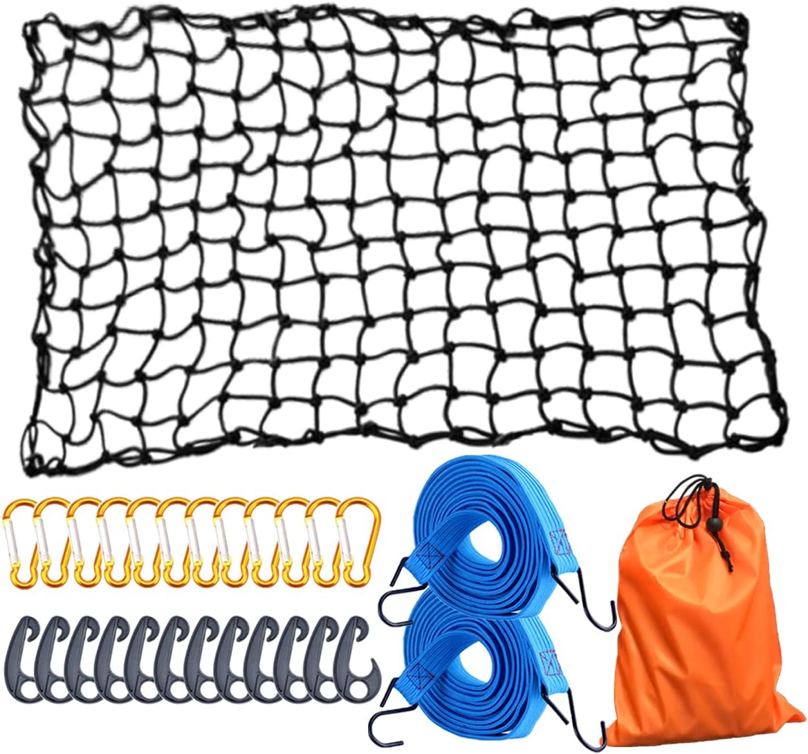 Amazon.com: AxPower Bungee Cargo Net 4' x 6' Stretchable to 8' x 12 ...