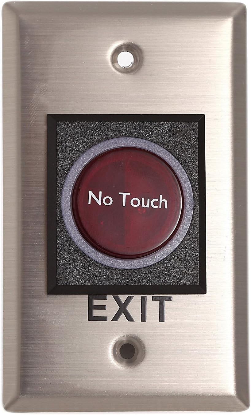 Door Exit Release Button,Door Exit Touch Button 12V Mini Door Push ...