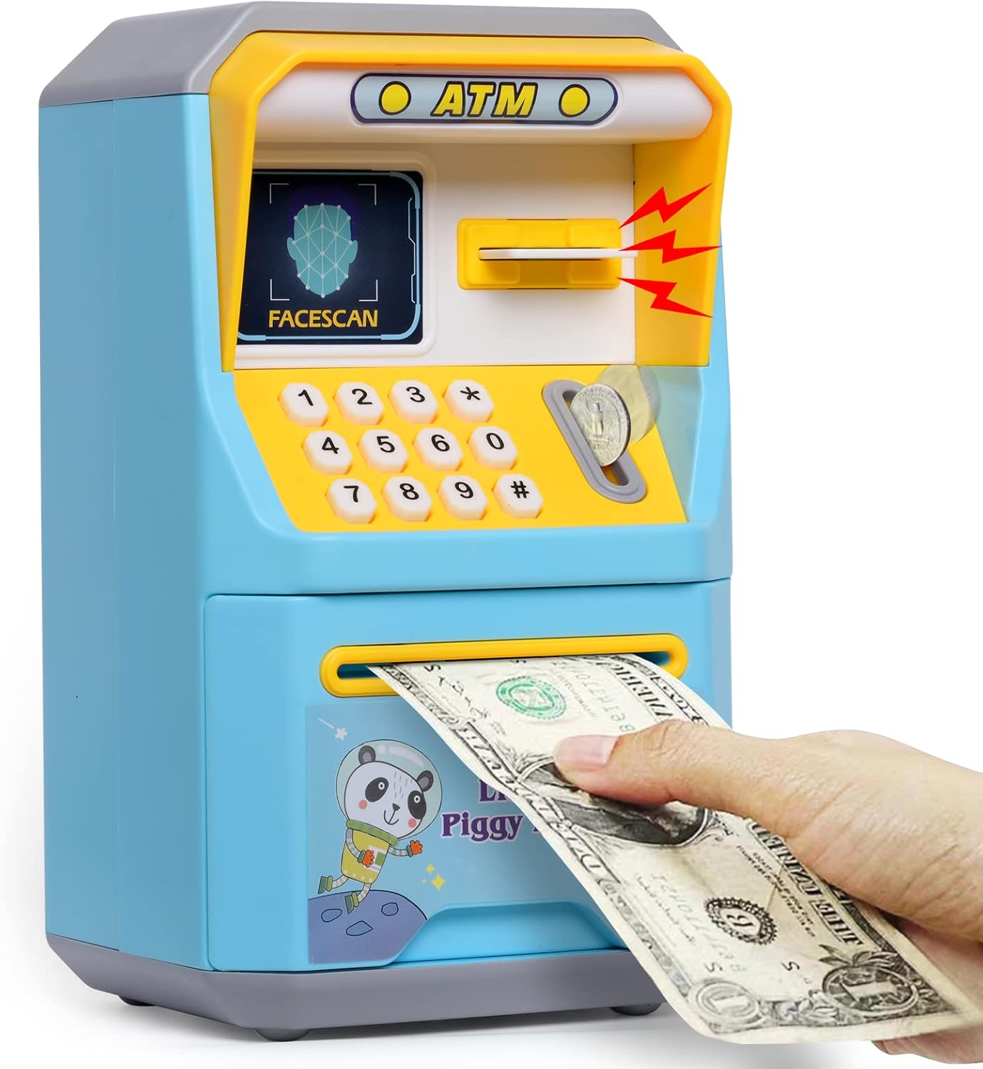 Amazon.com: Tlsmyjlwj Smart Voice Boys Girls Piggy Bank with Face ...