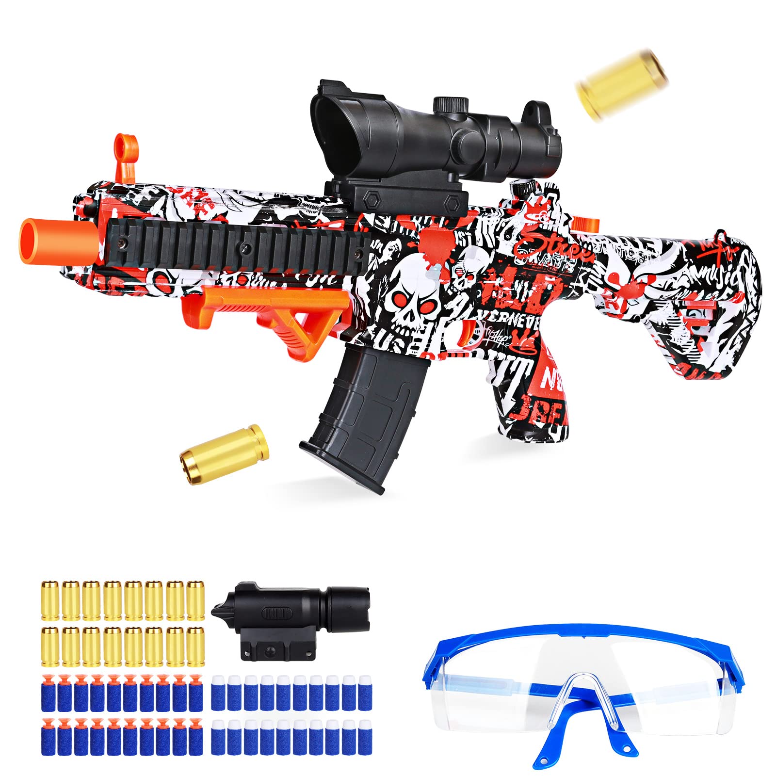 Toy Gun With Jump Ejecting Mag Soft Bullets And Suction | Desertcart INDIA