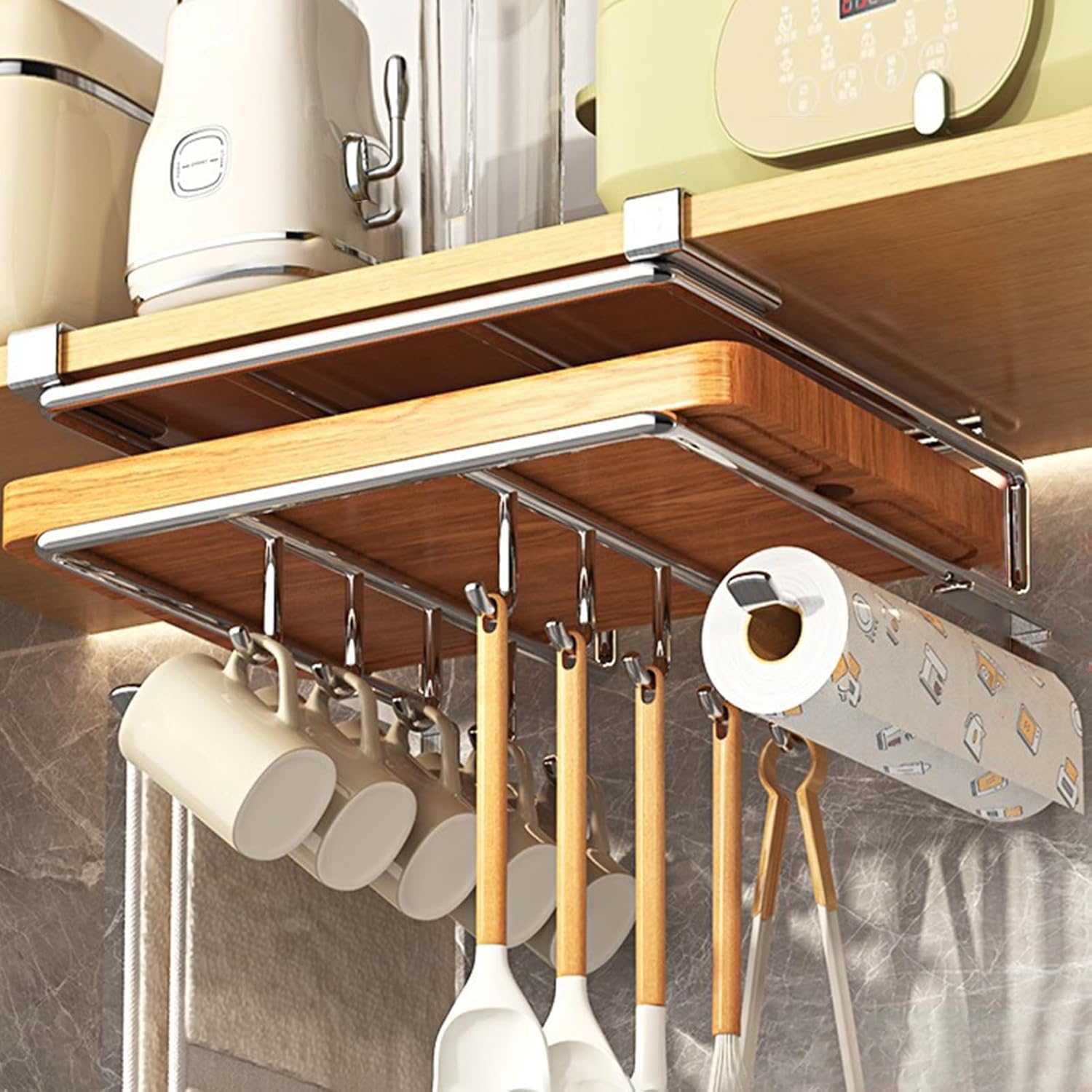 Amazon.com: Talent Star Kitchen Utensil Racks,Cabinet Hanger,Stainless ...