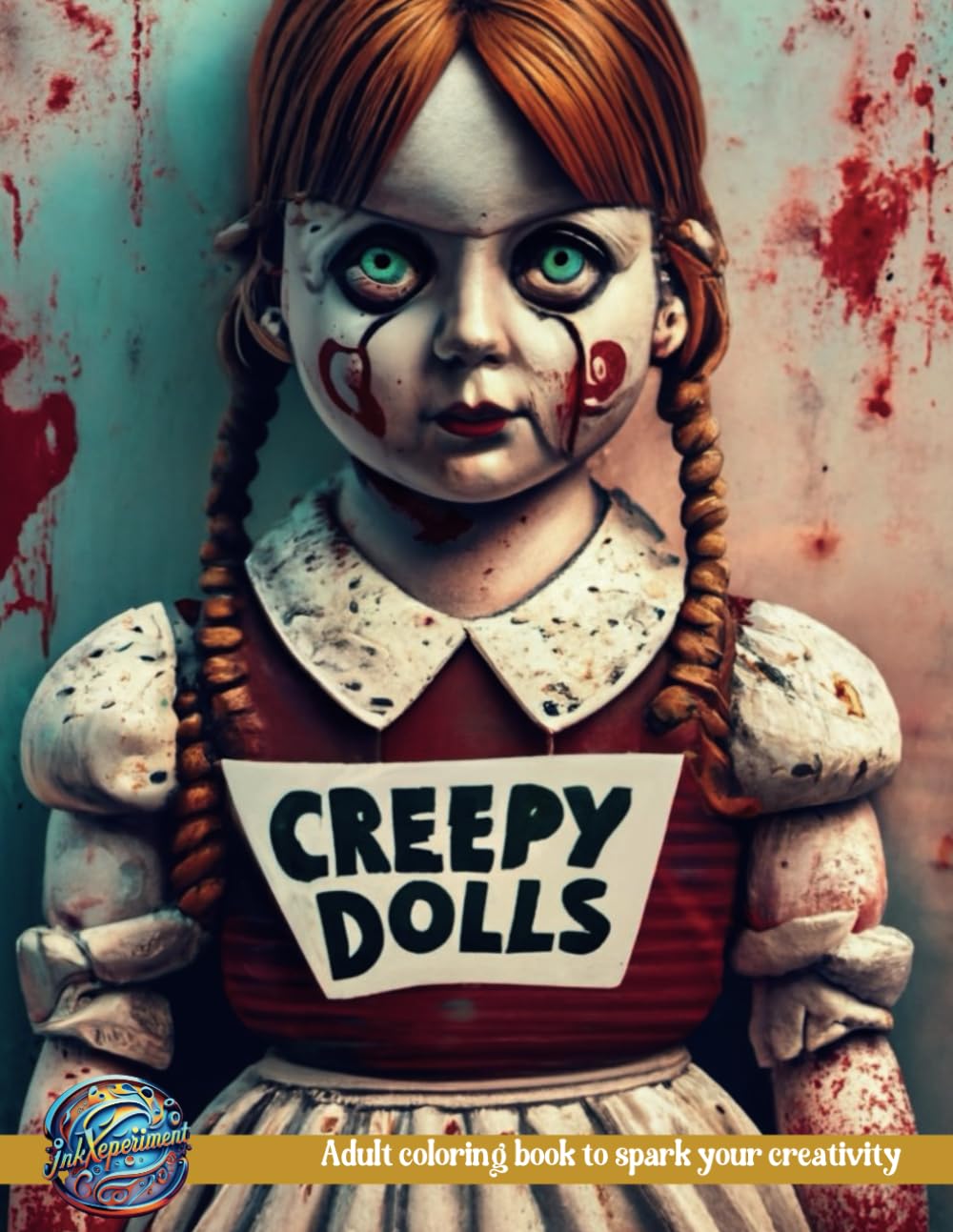 Amazon.com: Creepy Doll Coloring Book: An Adult Coloring Book Features ...