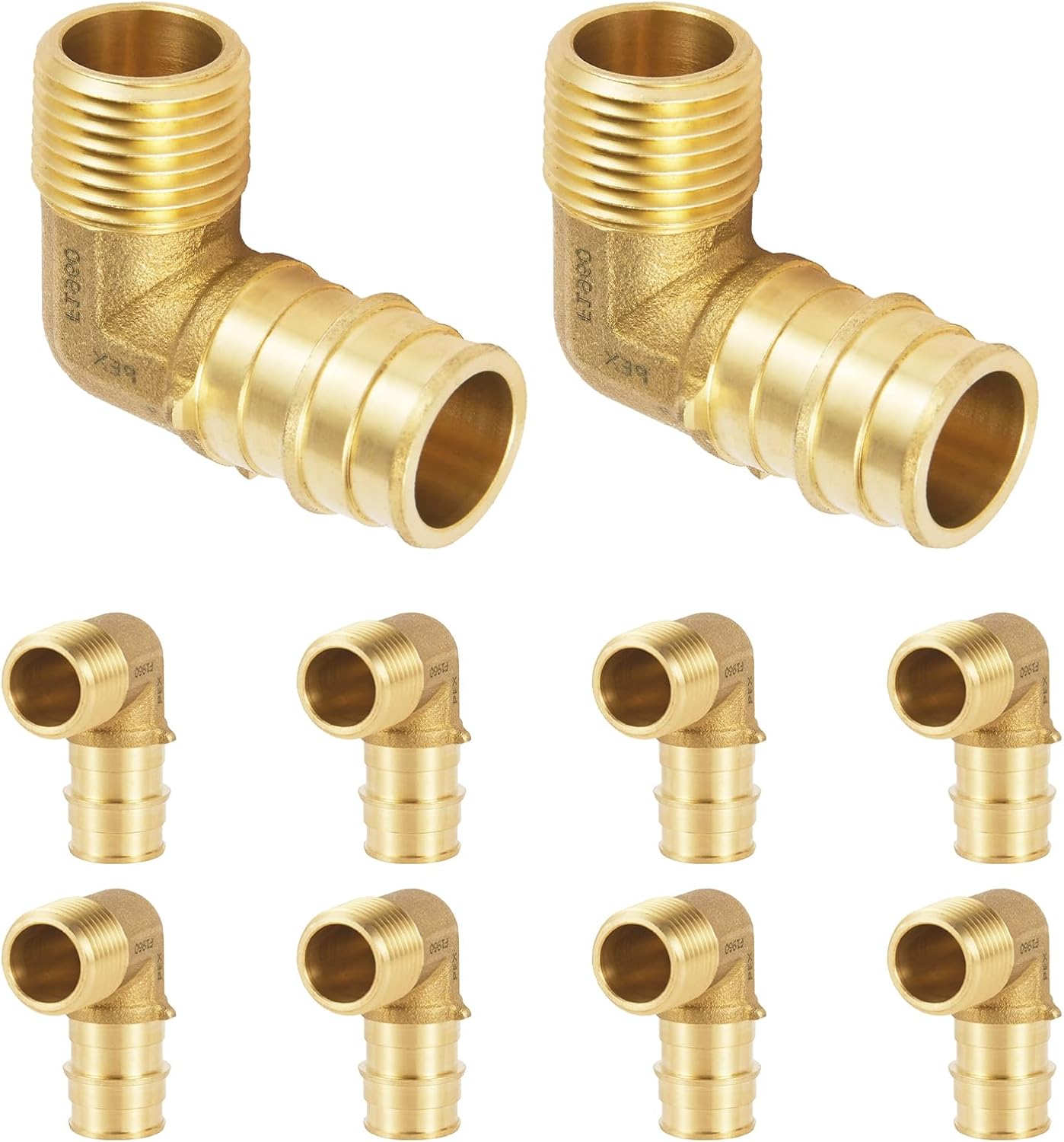 Amazon.com: 10-Pack HeSun PEX-A Fitting, 3/4" PEX-A x 1/2" Male NPT ...