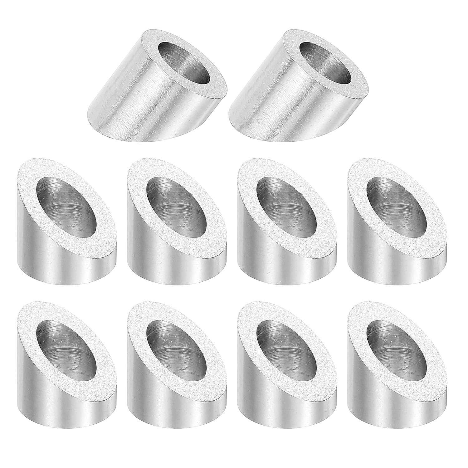 uxcell 30 Pcs 3/8" 37 Degree Angle Beveled Washer, T316 Stainless Steel ...