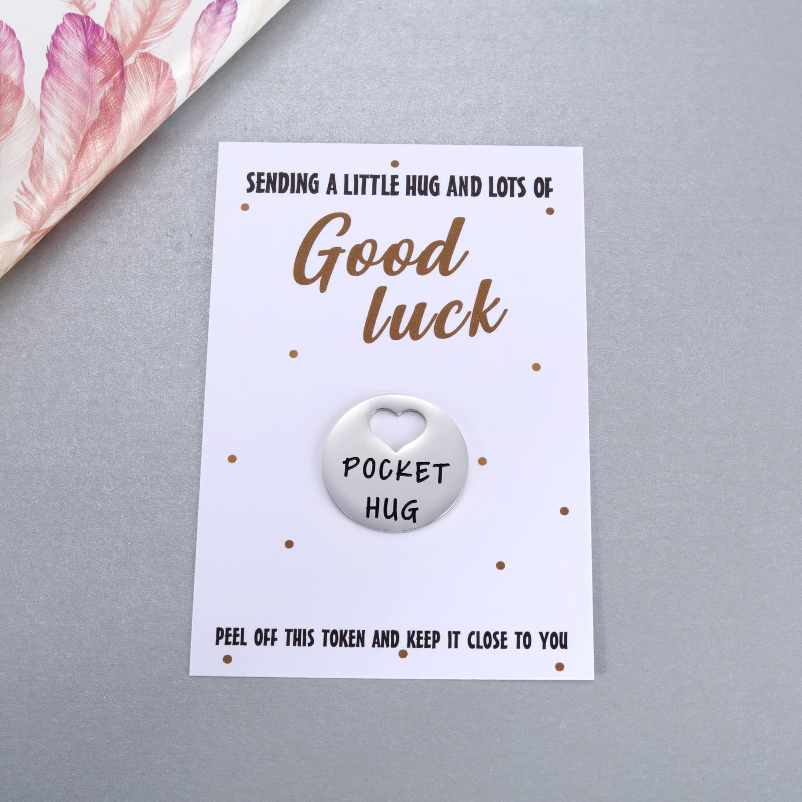 Snapklik.com : Sending You Good Luck Pocket Hug Token Little Keepsake ...