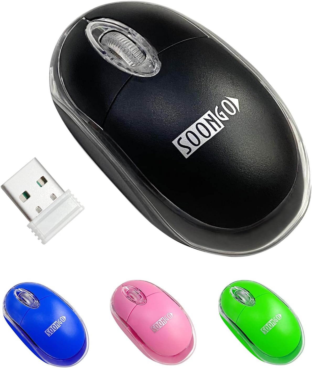 Amazon.com: SOON GO Mini Mouse,Wireless Mouse for Laptop,Computer Mouse ...