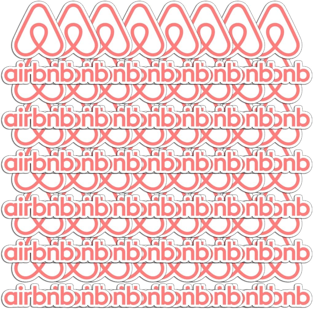 Amazon.com: Stickers 48pcs Airbnb Motorcycle Phone Case Laptop Water ...