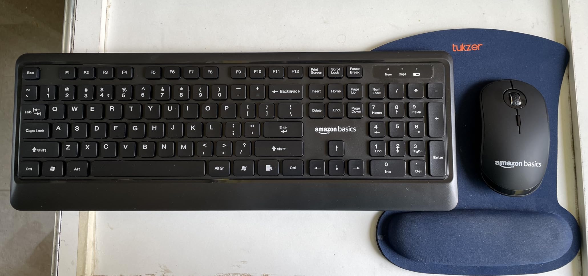Amazon.in: Buy Amazon Basics Wireless Keyboard and Mouse Combo | 12 ...