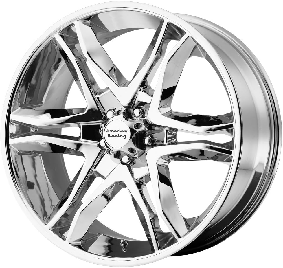 Amazon.com: American Racing AR893 Mainline Chrome Machined Wheel 17x8 ...