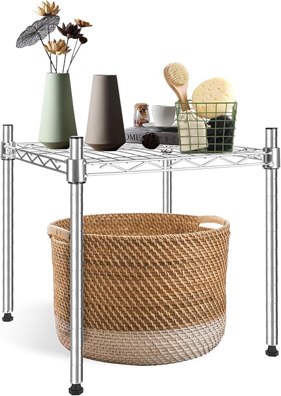 Amazon.com: Simple Deluxe Heavy Duty Shelving Unit, Wire Metal ...