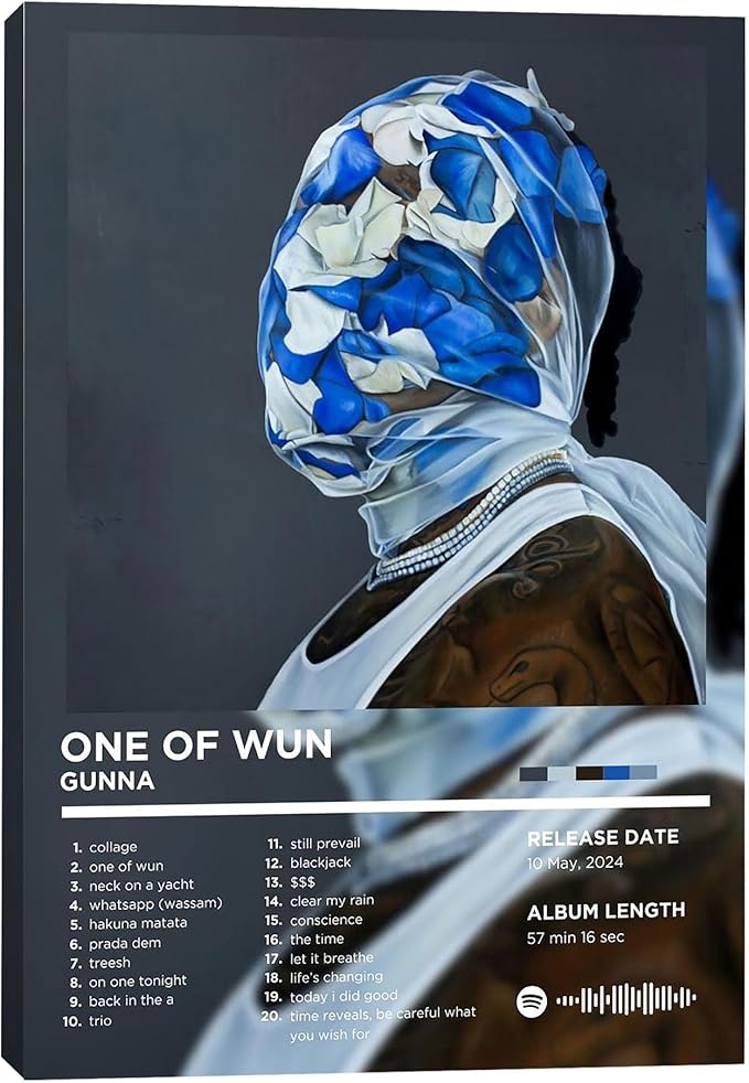 Amazon.com: Gunna Album Cover Poster, Rapper Posters, Hip Hop Poster ...