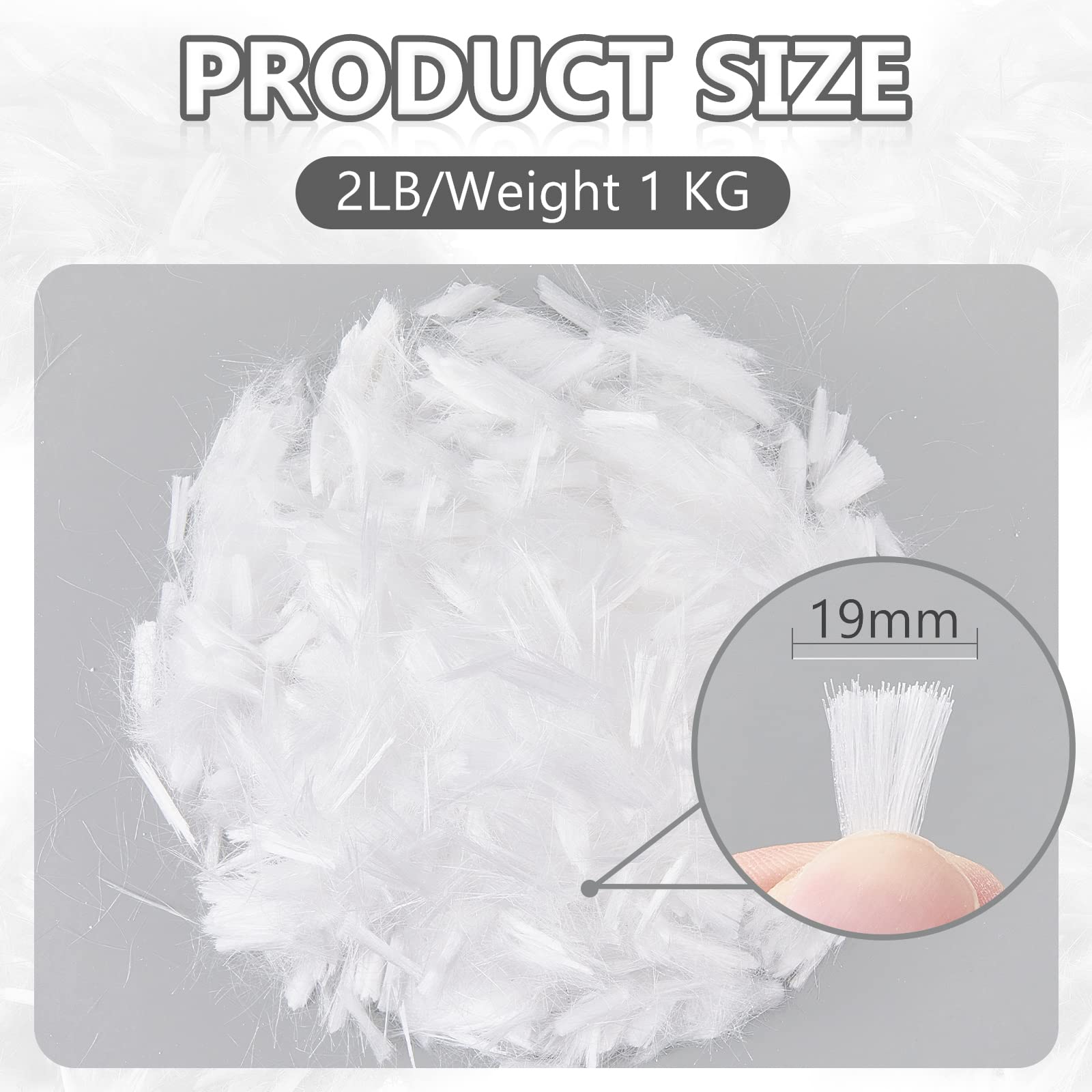 Snapklik.com : Fabbay 2 Pack 8.8 LB Fiberglass For Concrete Cement ...