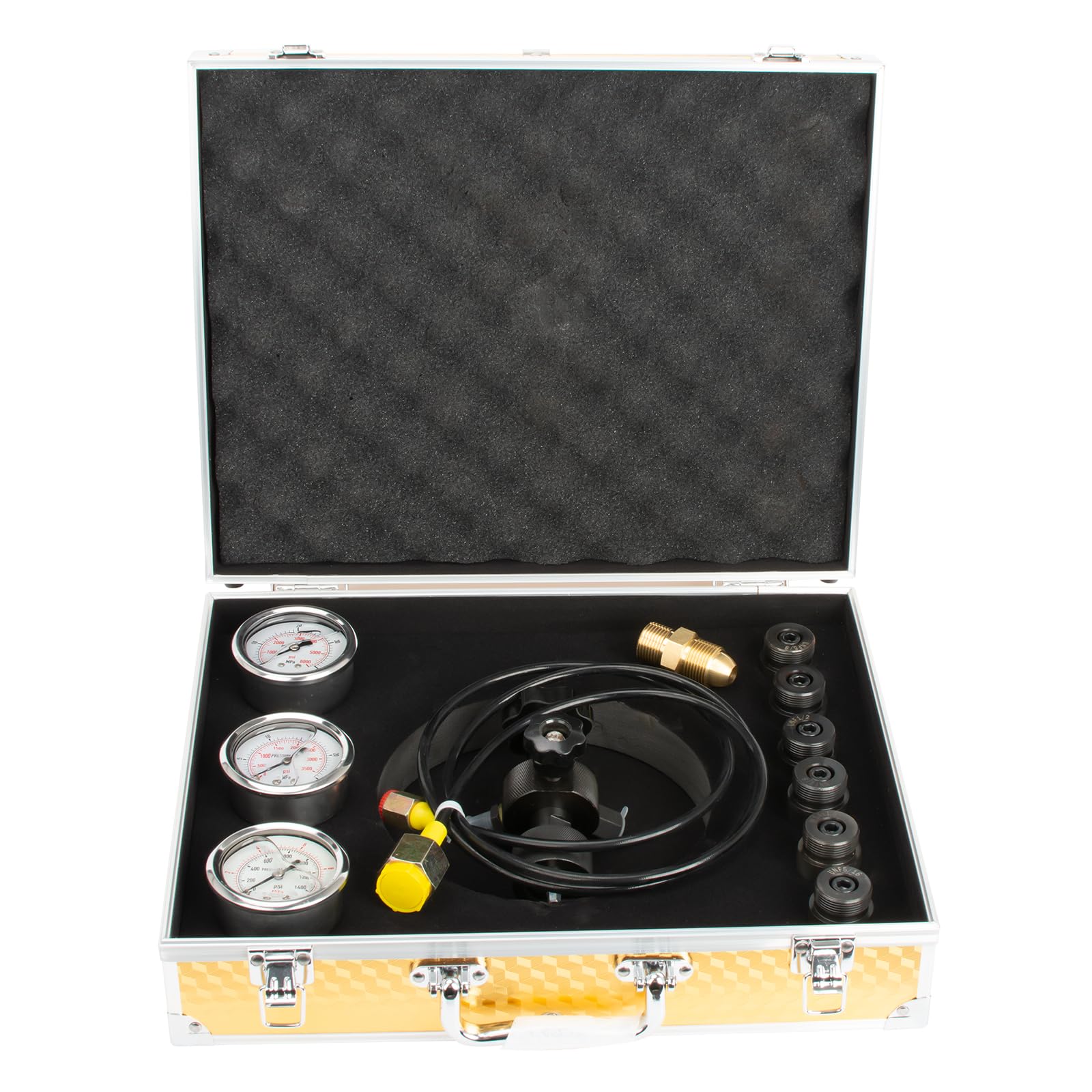 YFIXTOOL Hydraulic Nitrogen Accumulator Charging Kit, Nitrogen Fill Kit ...