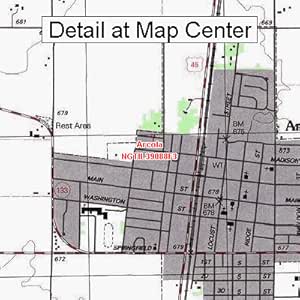 Amazon.com : USGS Topographic Quadrangle Map - Arcola, Illinois (Folded ...