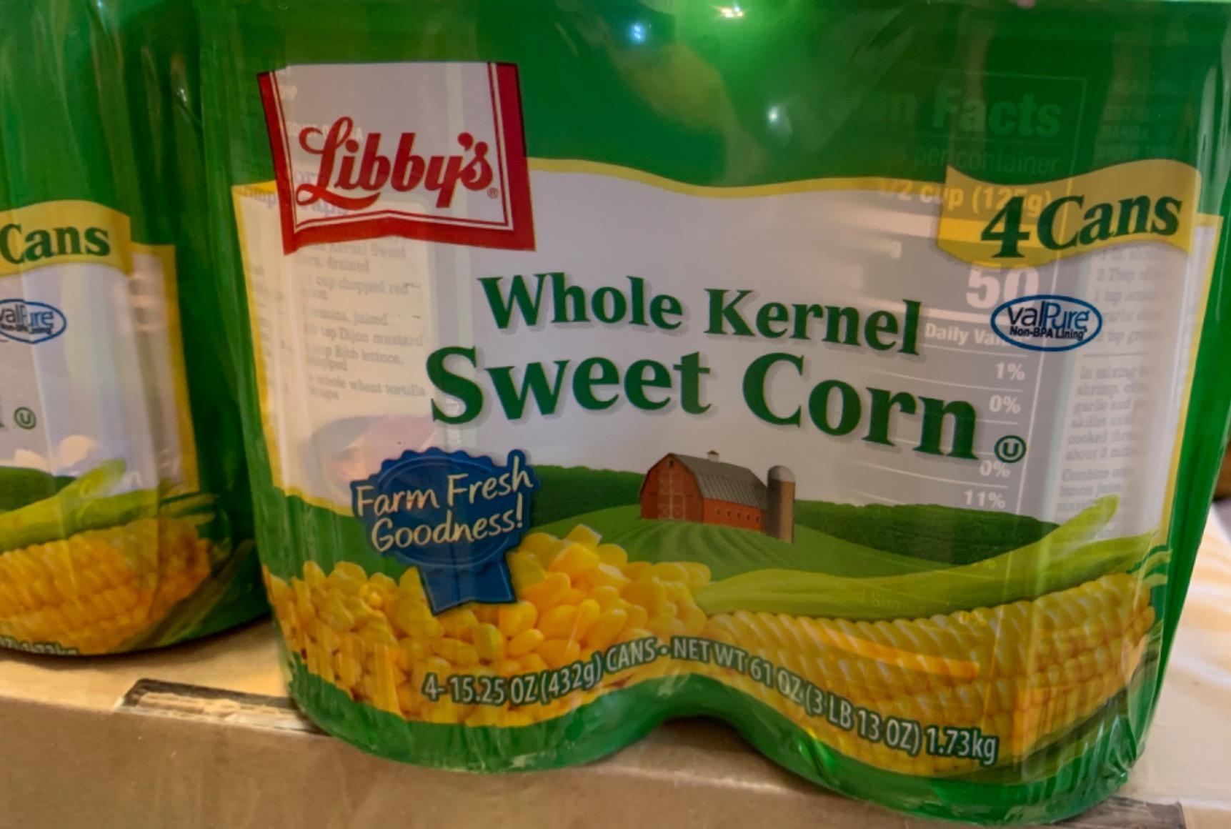 Amazon.com : Libby's Whole Kernel Sweet Corn, 15 Ounce Cans (Pack of 12 ...
