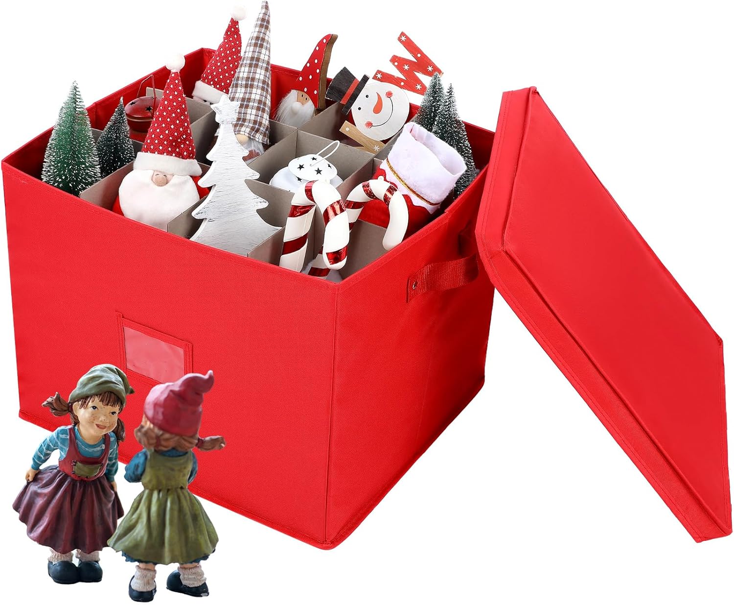 Amazon.com: Bulyoou 1 PCS Christmas Figurine Collectibles Storage Boxes ...