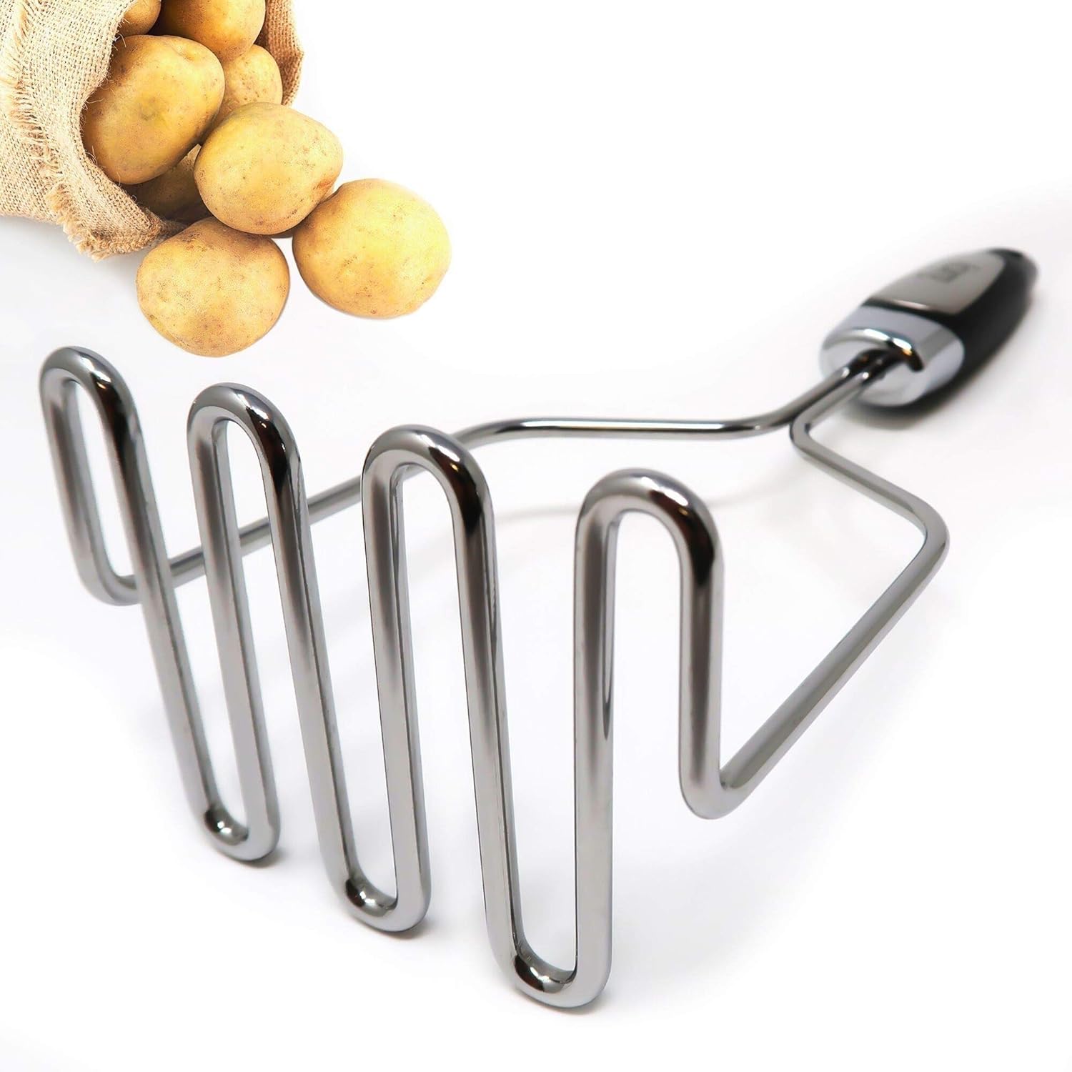 Amazon.com: Potato Masher Stainless Steel - Premium Masher Hand Tool ...