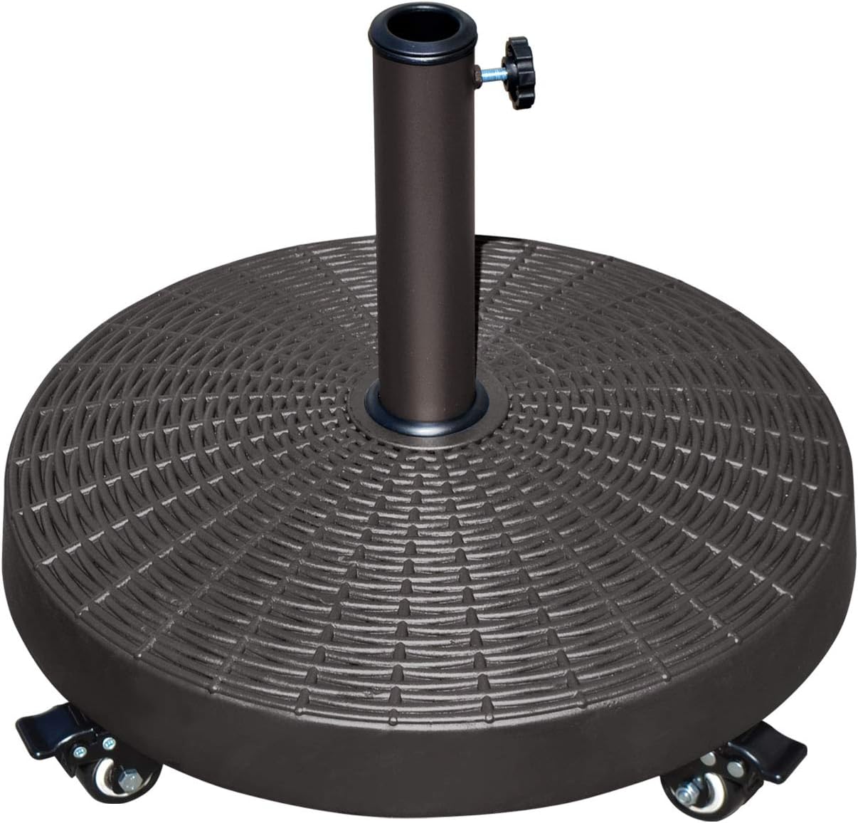 Amazon.com : BenefitUSA Easy Rolling Umbrella Base Outdoor Umbrella ...