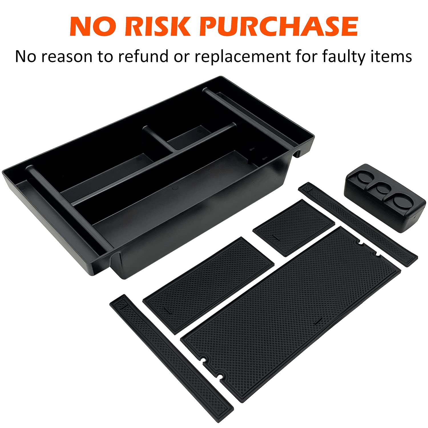 JOJOMARK Center Console Organizer Tray fits for 2019-2022 GMC Sierra ...
